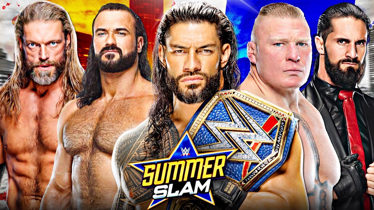 WWE Summerslam 2021 100 CONFIRMED Match Cards Lesnar VS Lashley WWE Summerslam 2021 100 CONFIRMED Match Cards Lesnar VS Lashley
