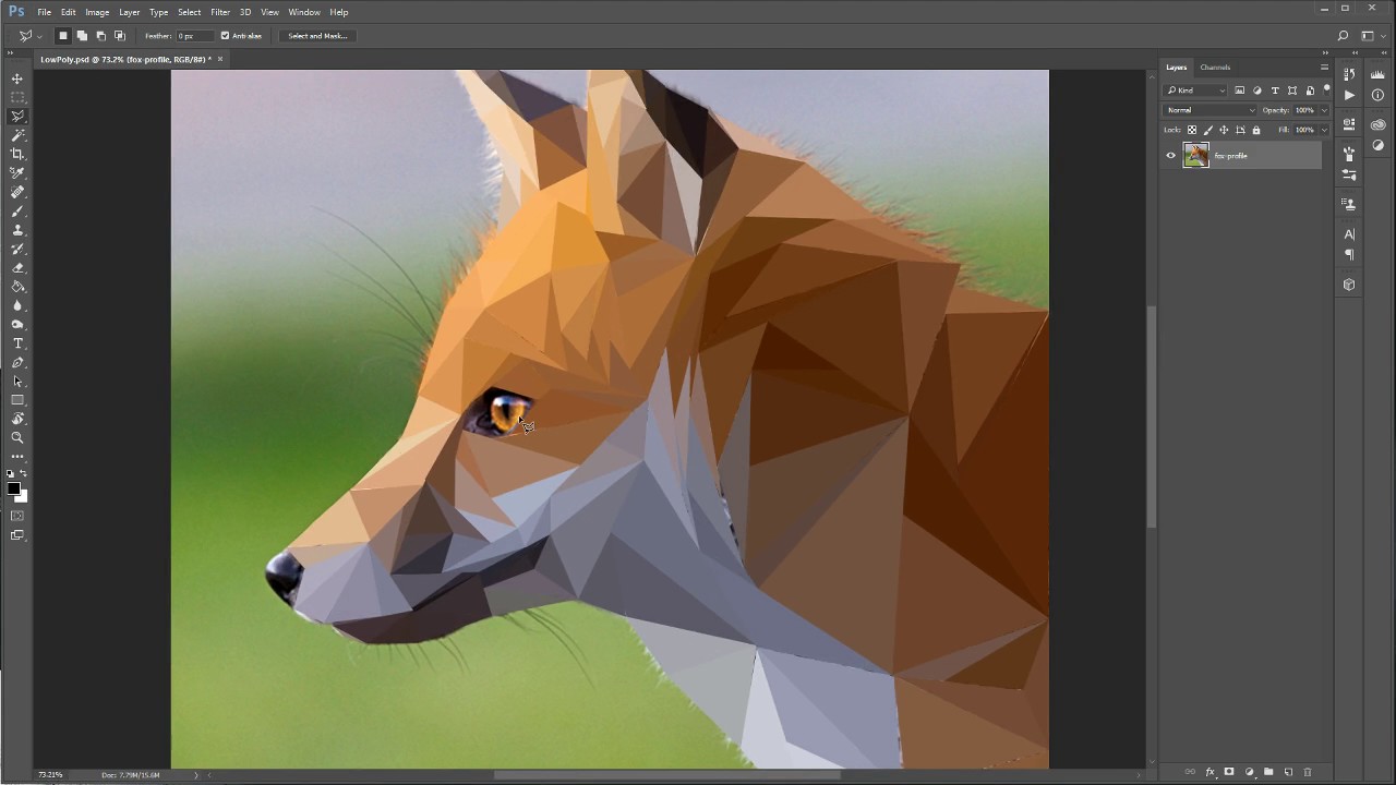 How to Make a Low Poly Image - YouTube