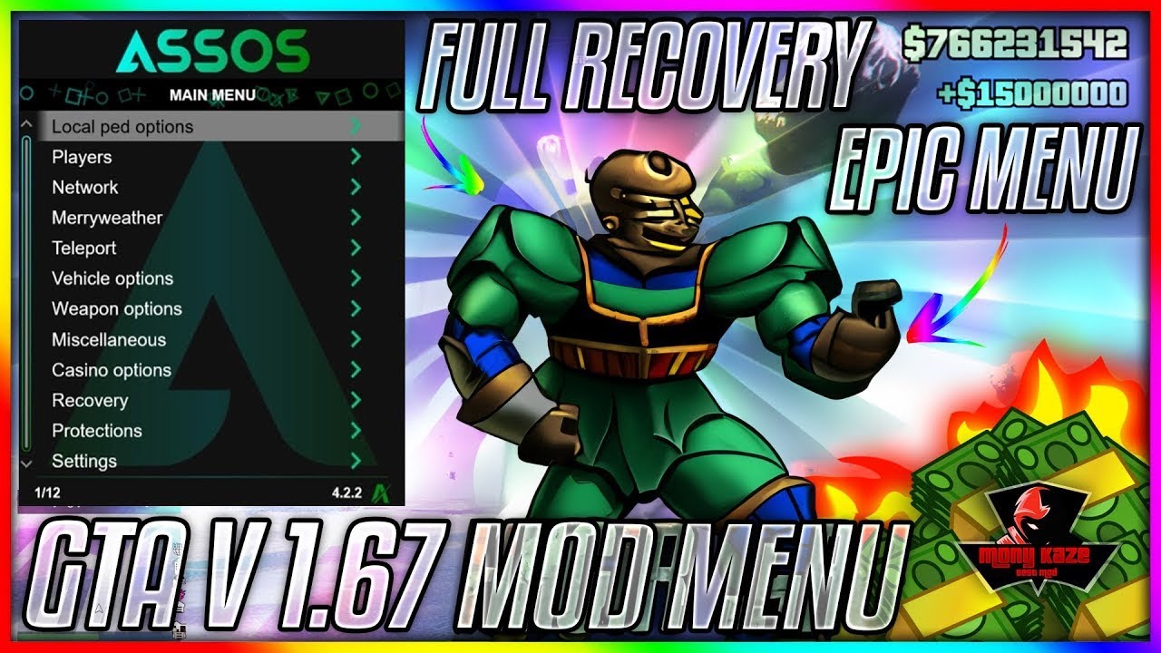 Gta V mod menu - ASSOS Premium 4.4.0 - Best Menu - Undetected - 25/08 ...