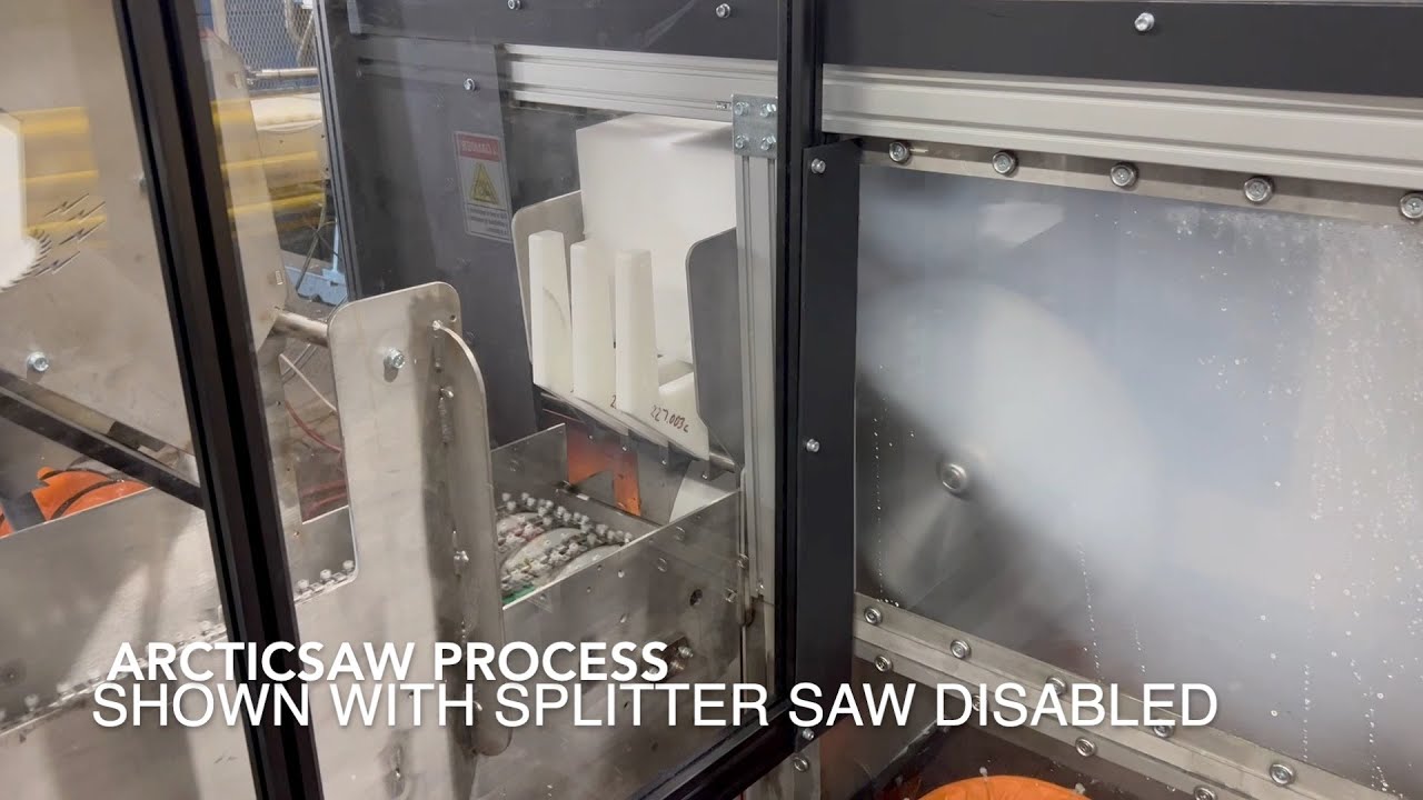 Arcticsaw Dry Ice Cutting and Bagging Machine SD 480p - YouTube