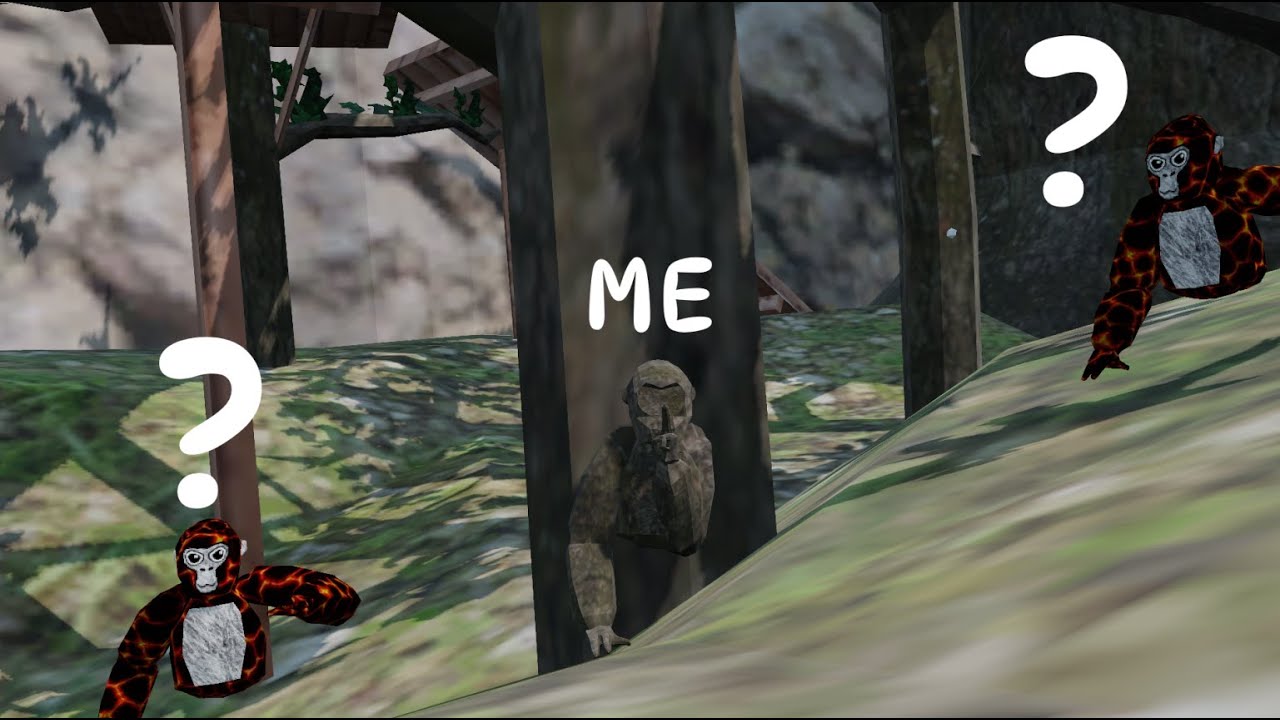 I CAMOUFLAUGED as a TREE in GORILLA TAG - YouTube