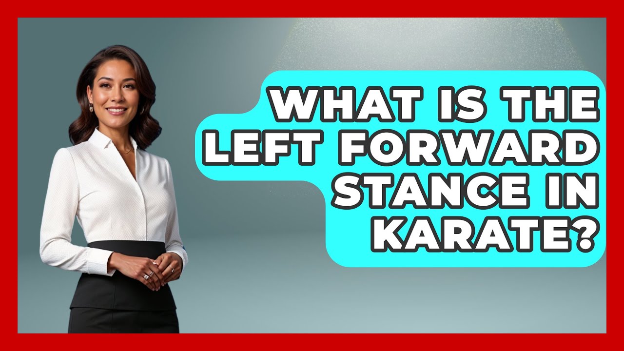 What Is The Left Forward Stance In Karate? - Knock Out Reels - YouTube