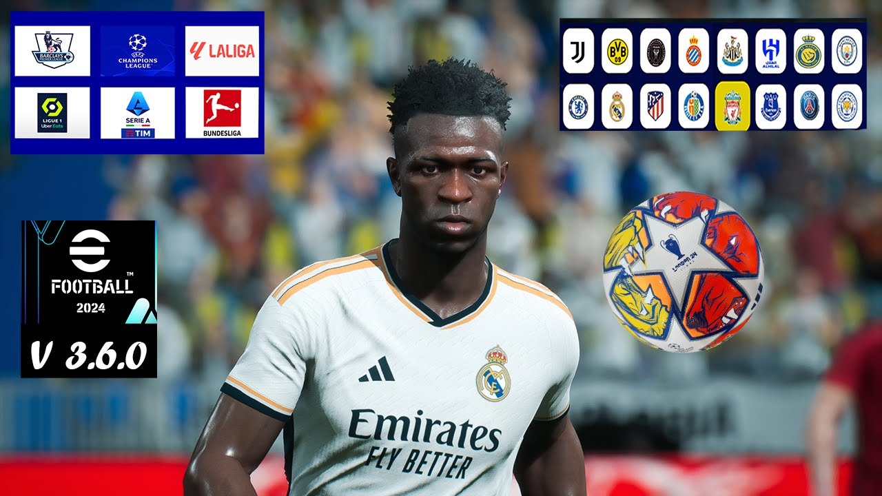 eFootball 2024 Patch | Unlock all team | License team with Logo, Jersey ...