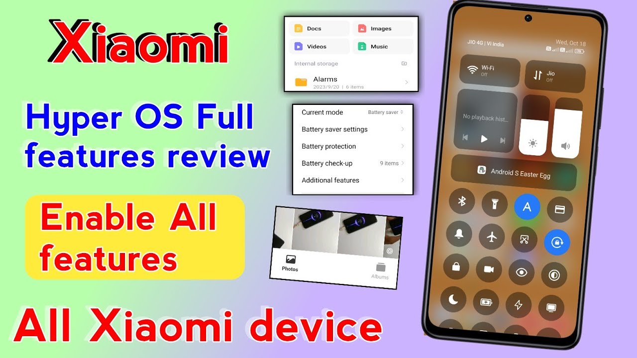 New Xiaomi Hyper OS -1st full features Review New features install Now ...