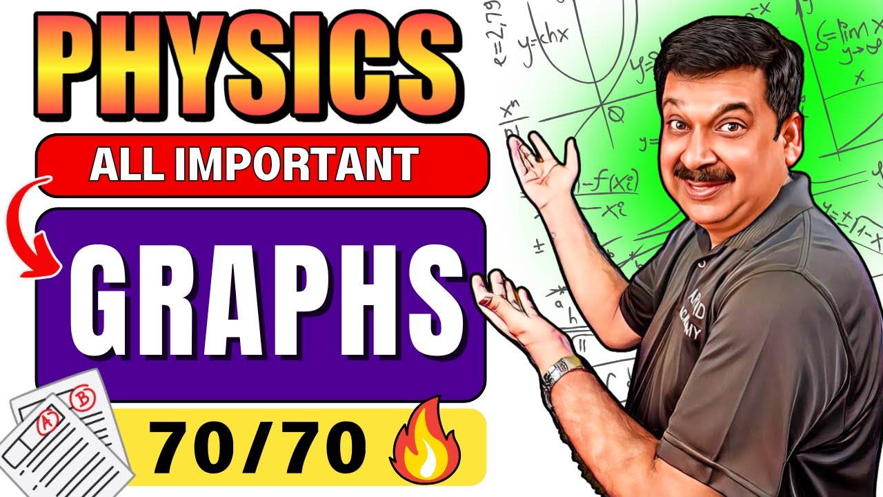 🔥Class 12 Physics🛑ALL GRAPHS in 1 VIDEO💥कोई FAIL नहीं हो सकता 💪🚀 Don't ...
