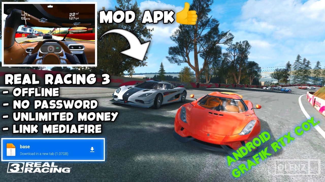 Real Racing 3 Mod apk terbaru v10.7.2 No Password Link Mediafire - YouTube