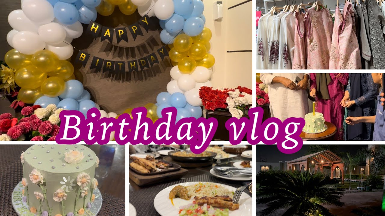 Pakistani MOM WEEKEND Routine With FAMILY | my daughter birthday party ...