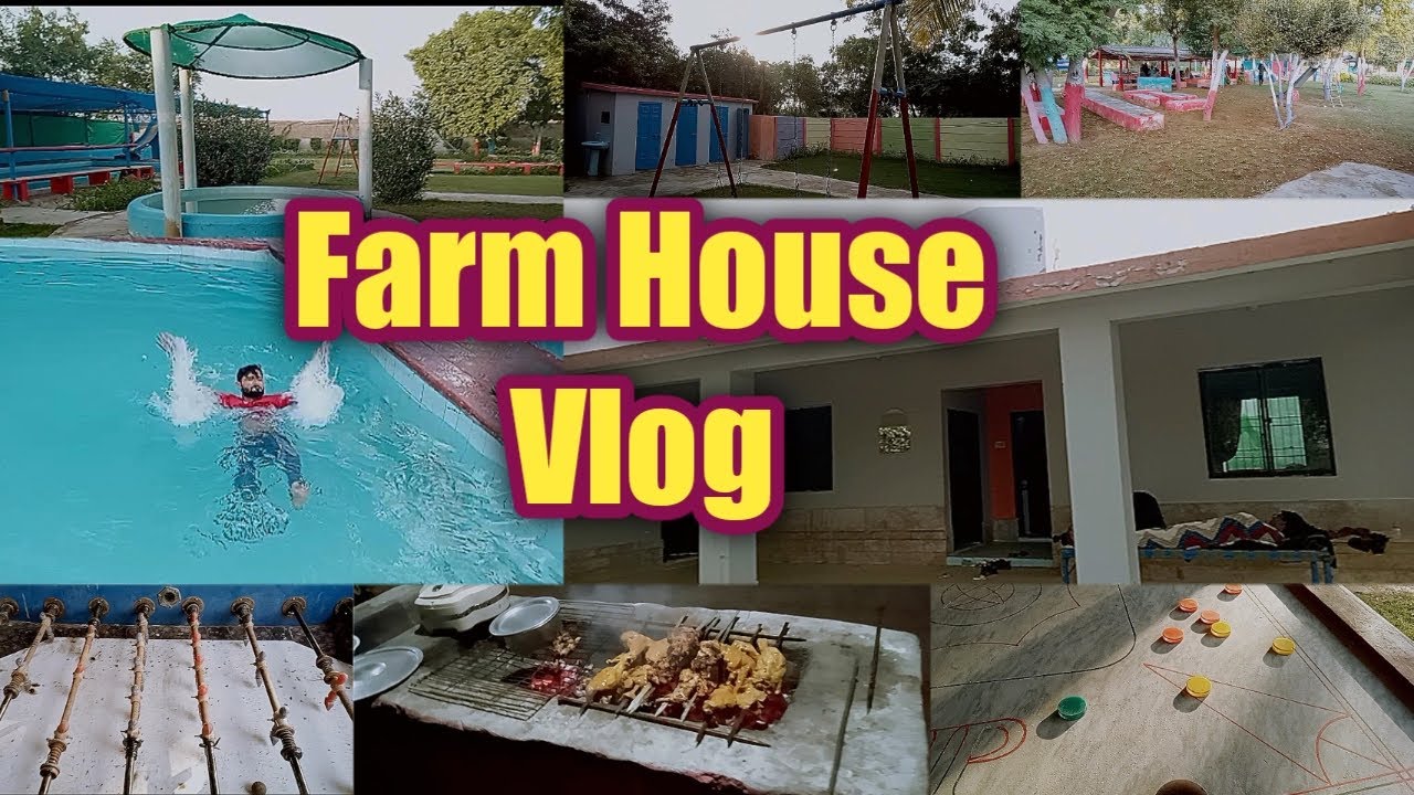 Family Picnic Vlog | Night Stay At Green Farmhouse In Karachi | Farm ...