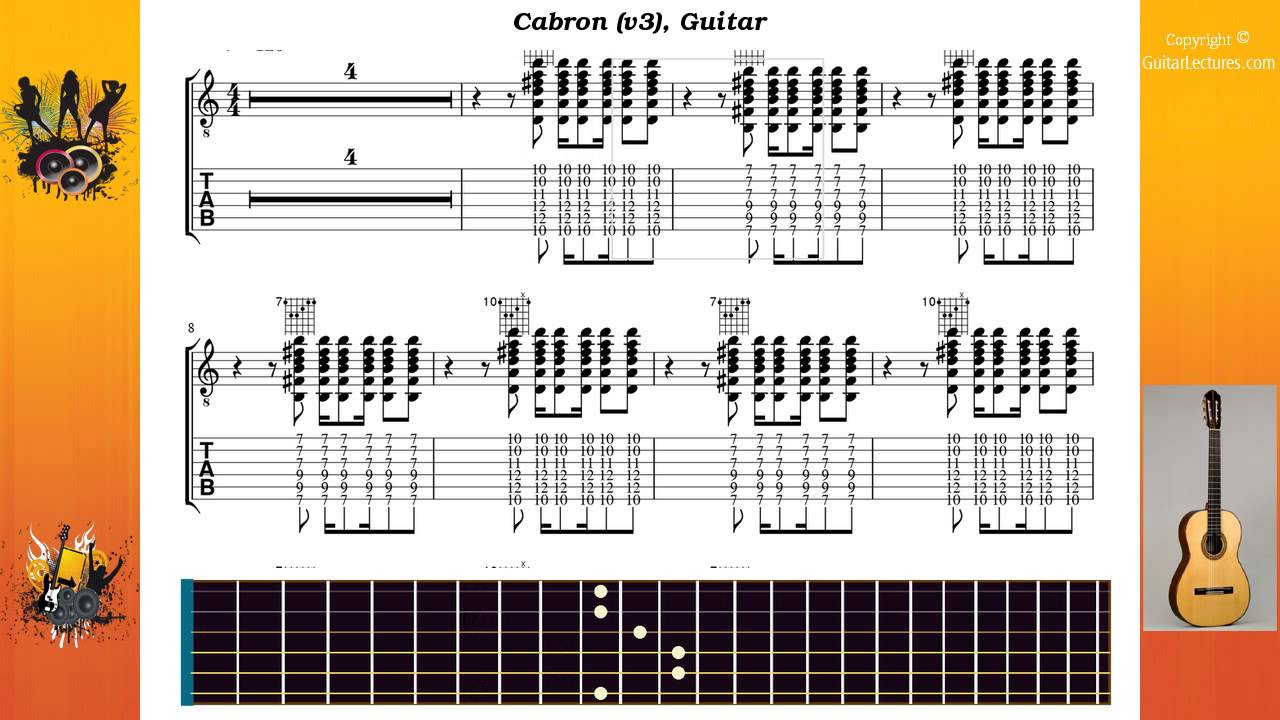 Cabron (v3) - Red Hot Chili Peppers - Guitar - YouTube