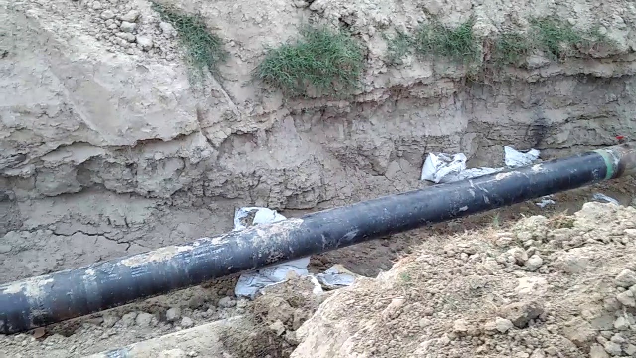 Pipe line hydro testing - YouTube