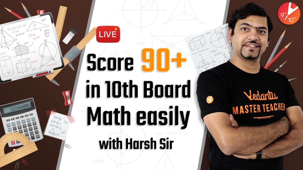 How to Score 90+ in 10th Board Maths? Tips and Tricks for Math board ...