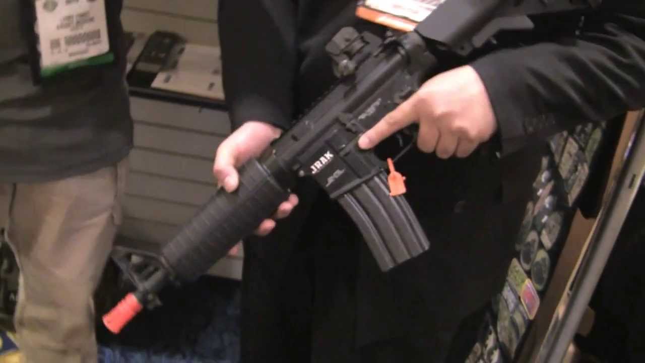 JRAK Airsoft M4 Electric Blowback Rifles - YouTube