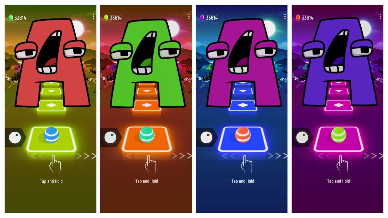 RED ALPHABET LORE 🆚 GREEN ALPHABET LORE 🆚 PINK ALPHABET LORE 🆚 BLUE ...
