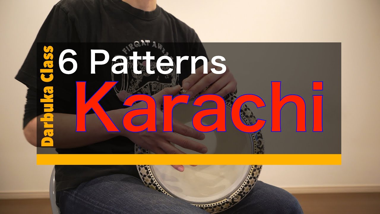 6 Karachi (2/4 Arabic Rhythm) Patterns - YouTube