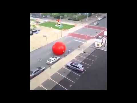 GIANT RED BALL - YouTube