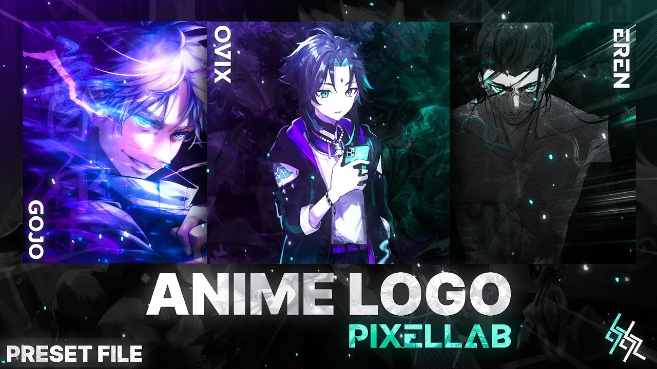 ANIME LOGO 😈😈😈 || PLP FILE || IN ANDROID || TUTORIAL || PIXLE LAB || NO ...