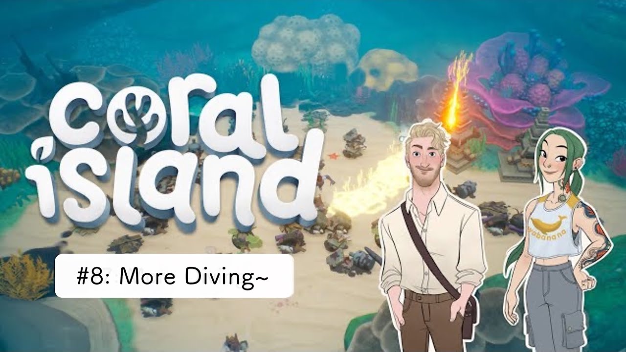 Building a furnace and more diving! 🤿 Coral Island #8 🪸 - YouTube