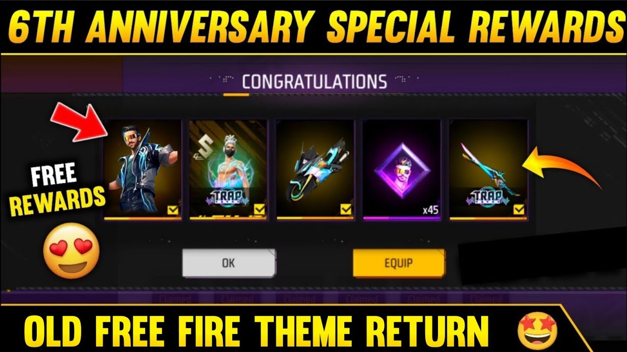 Finally💥Old Free Fire Theme Return | Free Awakening Alok Event in Free ...
