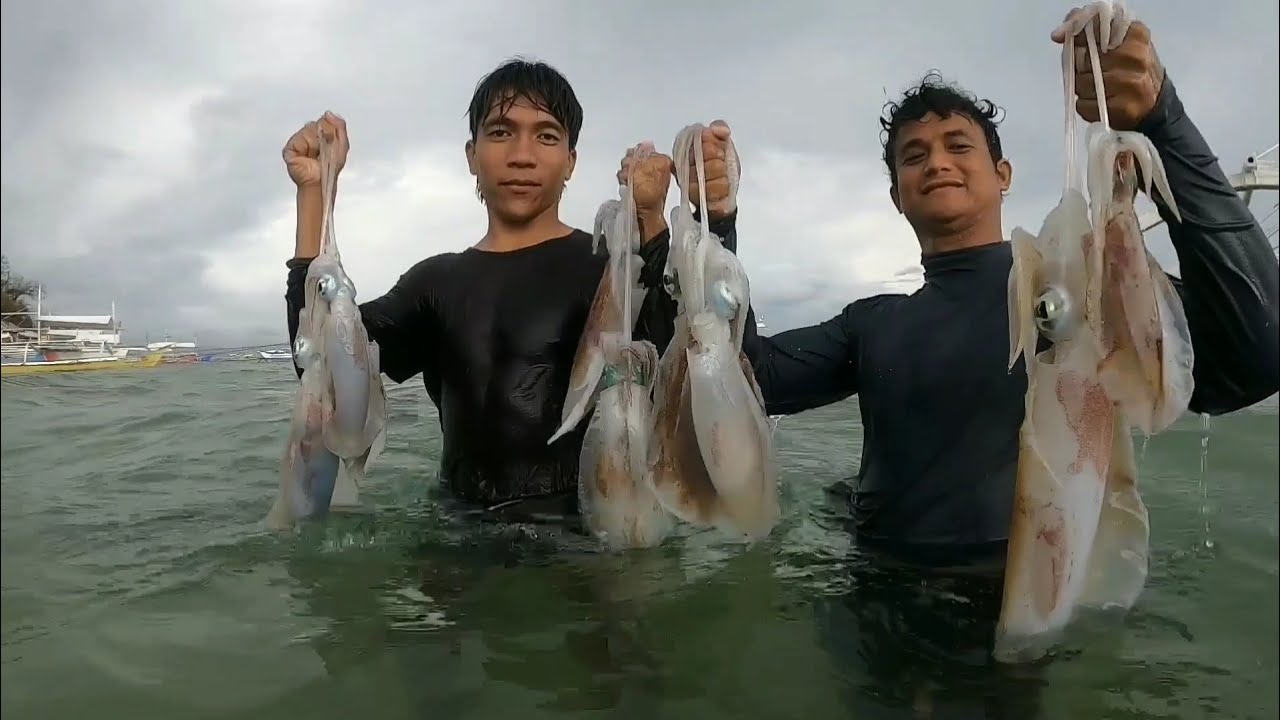 NAGPAHULI NA NAMAN ANG MGA PUSIT LUMOT|SQUID TRAP - YouTube