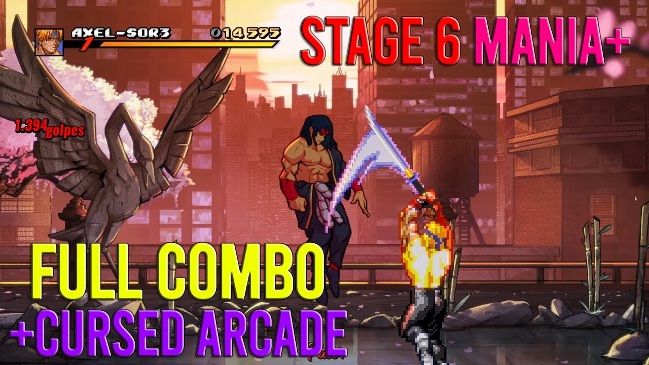 Streets Of Rage 4 - Stage 6 Full Combo +Cursed Arcade Axel SOR3 Mania+ ...