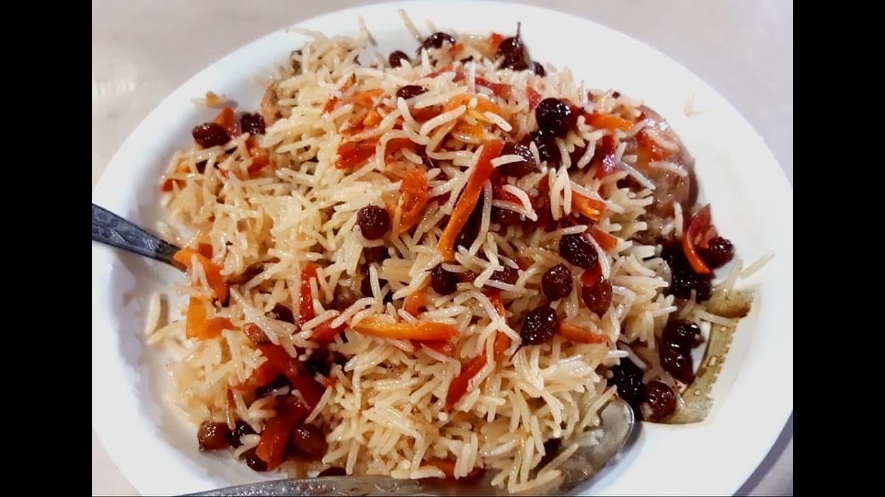 how to cooking Qabili Polow by Mr. Top 10 طرز تهیه اندخوی ازیک پلو ...
