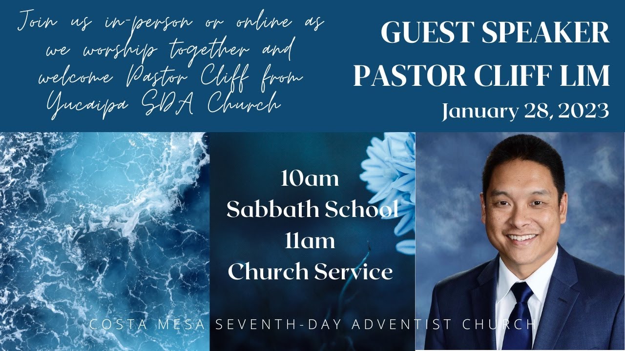 January 28, 2023 Church Service with Guest Speaker Pastor Cliff Lim ...