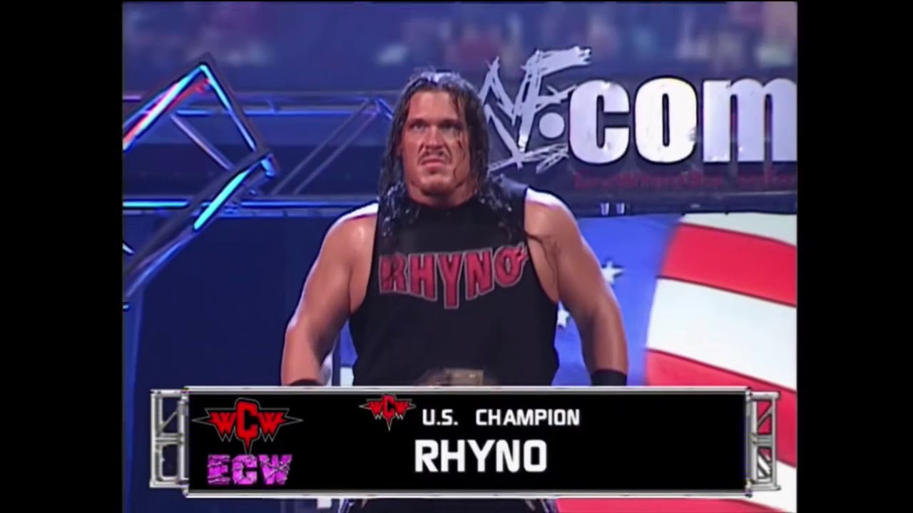 WWF Raw 9/24/2001 - Jeff Hardy vs. Rhyno - YouTube