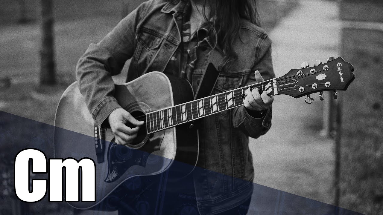Meaningful Acoustic Guitar Backing Track In Cm - YouTube