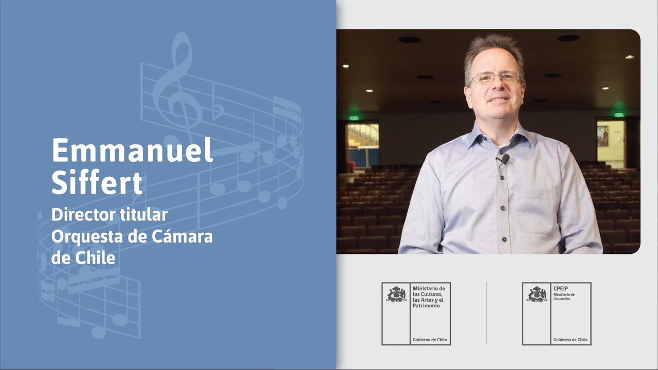 Entrevista Director titular Orquesta de Cámara de Chile Emmanuel ...