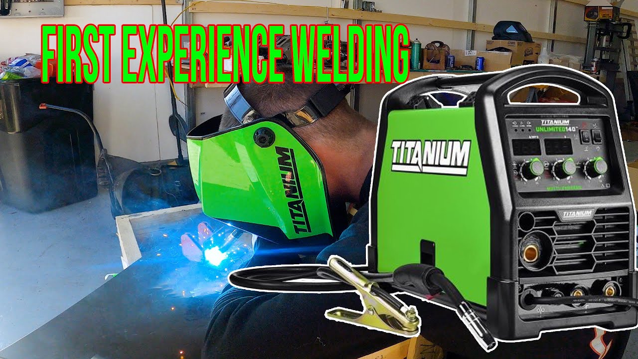 Harbor Freight Titanium 140 Welder First Thoughts and Test - YouTube