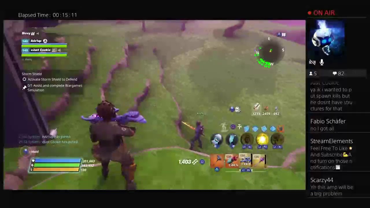 Fortnite save the world helping subs and viewers with SSD and all ...