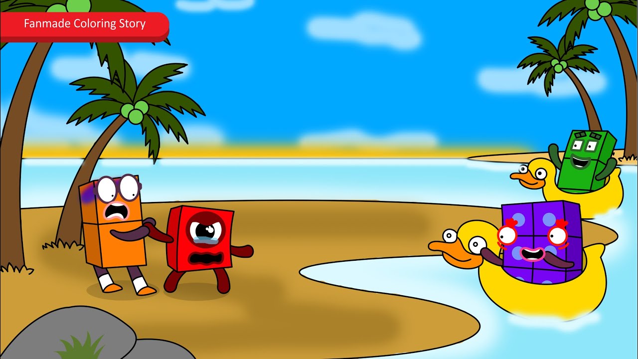 Let go! I Want to Swim Too Numberblocks 2 | Numberblocks Fanmade ...