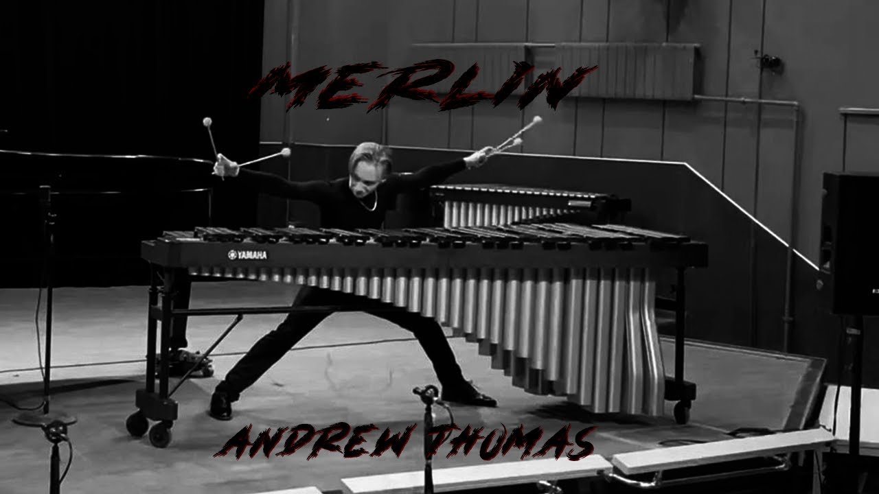 Andrew Thomas - MERLIN (II movement) marimba solo - YouTube