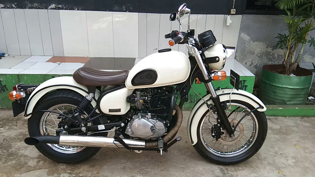 Modifikasi kawasaki W175 (Tauco Custom motorcycle) - YouTube