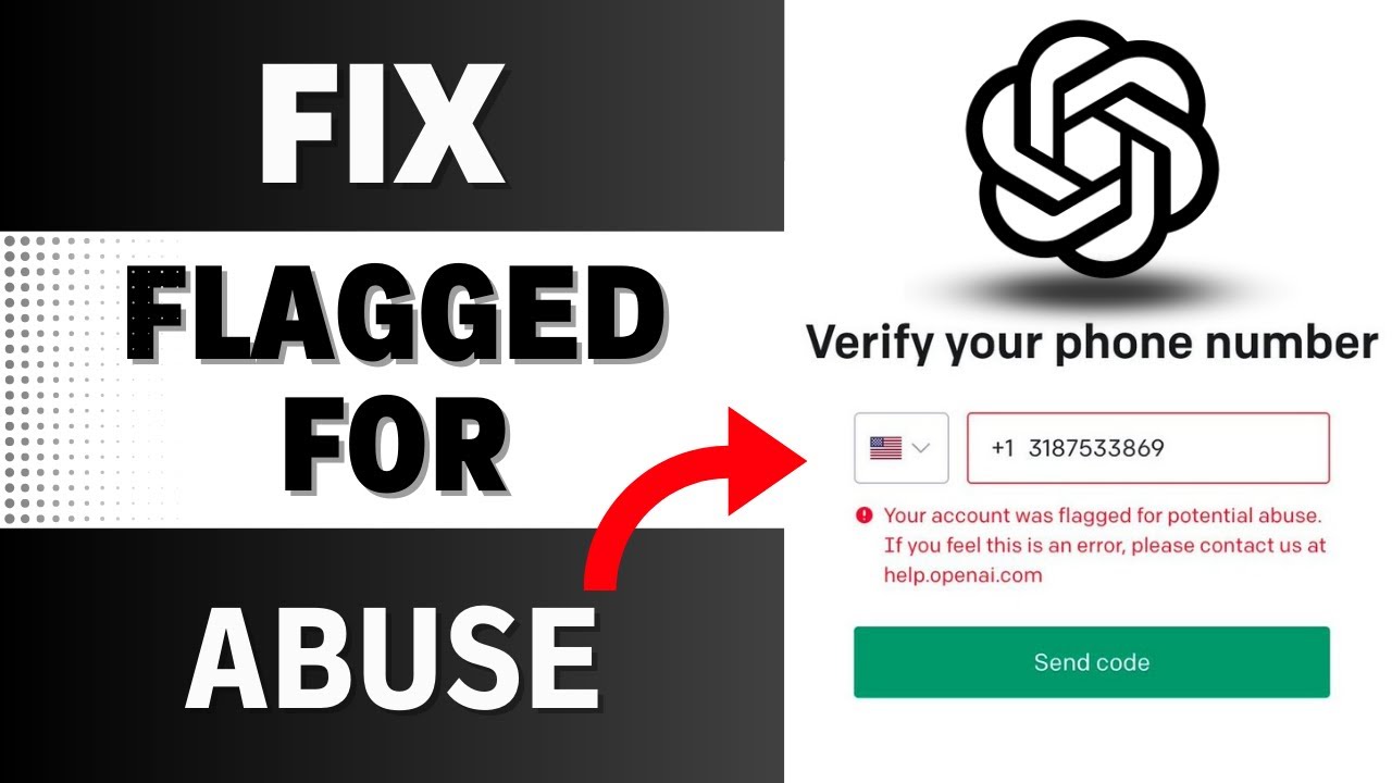 FIX: Your account has been flagged for potential abuse ChatGPT ( 3 ...
