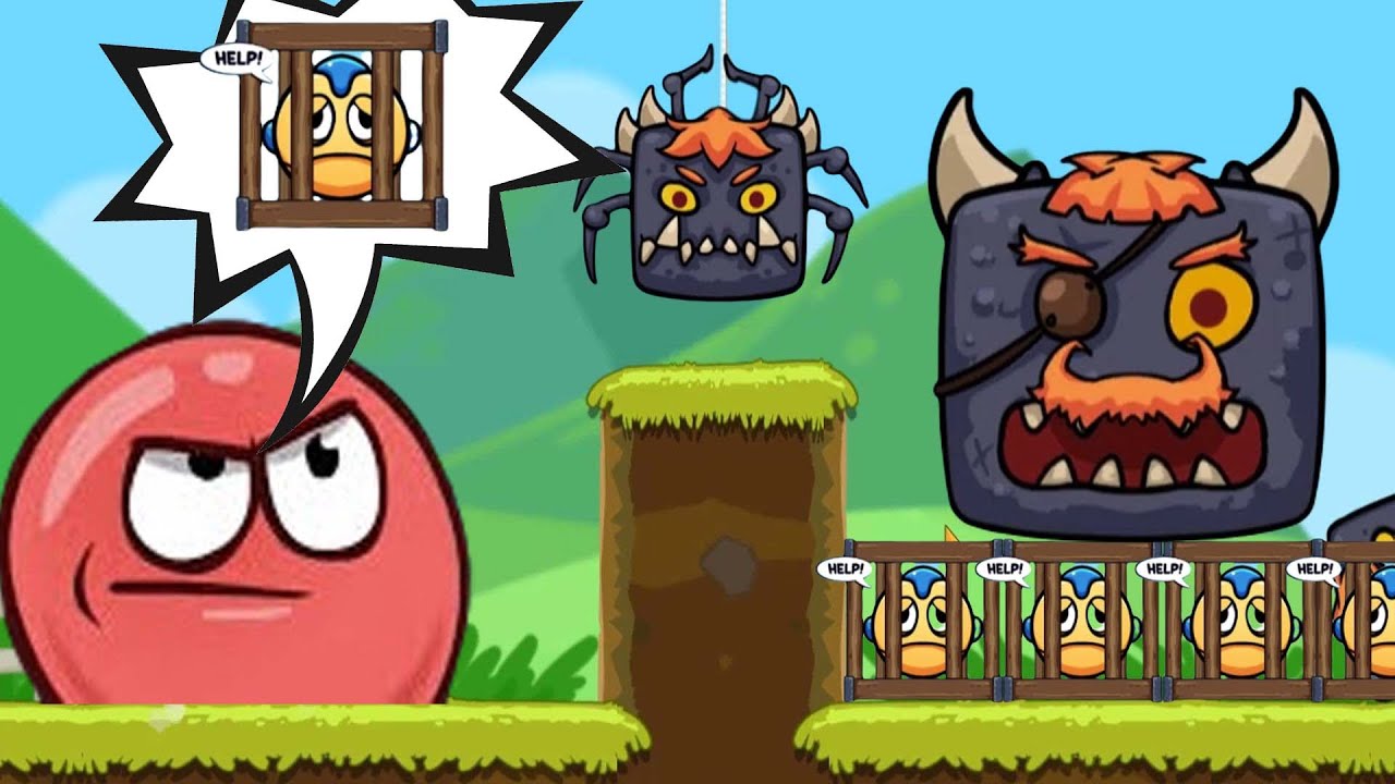 Red Ball Roller: 🔴 Ball Hero Adventure: Rescue The Yellow Ball And ...