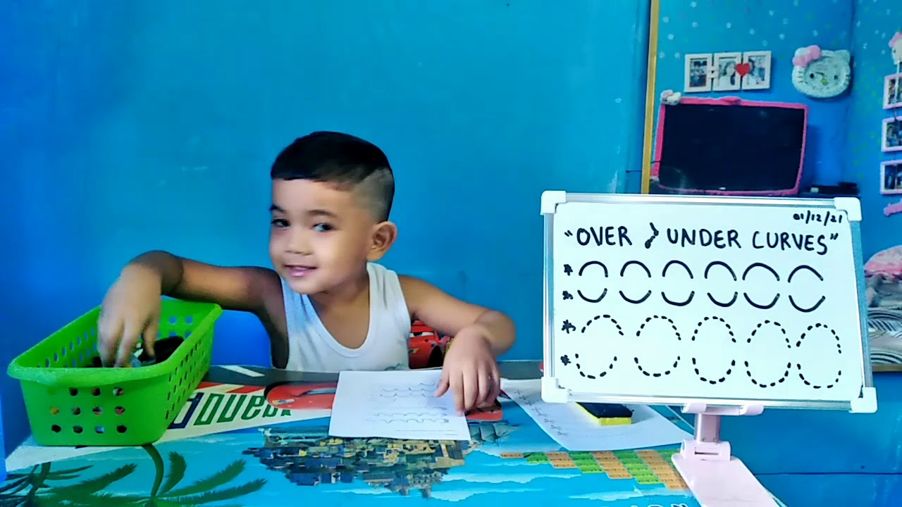 Over and Under Curves 🌈 ️🖍️📝 ️ - YouTube