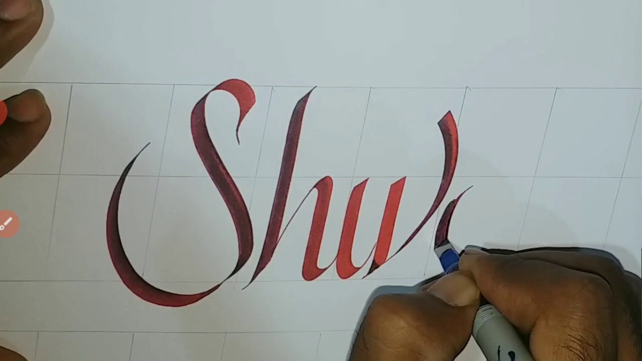 calligraphy by saad - YouTube