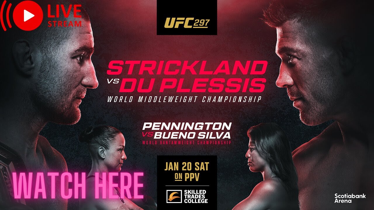UFC 297 | Sean Strickland Vs Dricus Du Plessis | Watch NOW - YouTube