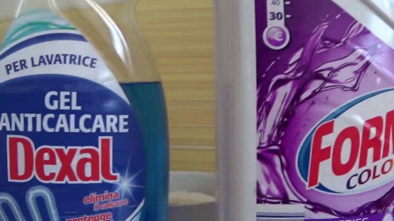 Avvio lavaggio Intensivo 40° SIEMENS ( Mister Clean, FORMIL COLOUR e ...