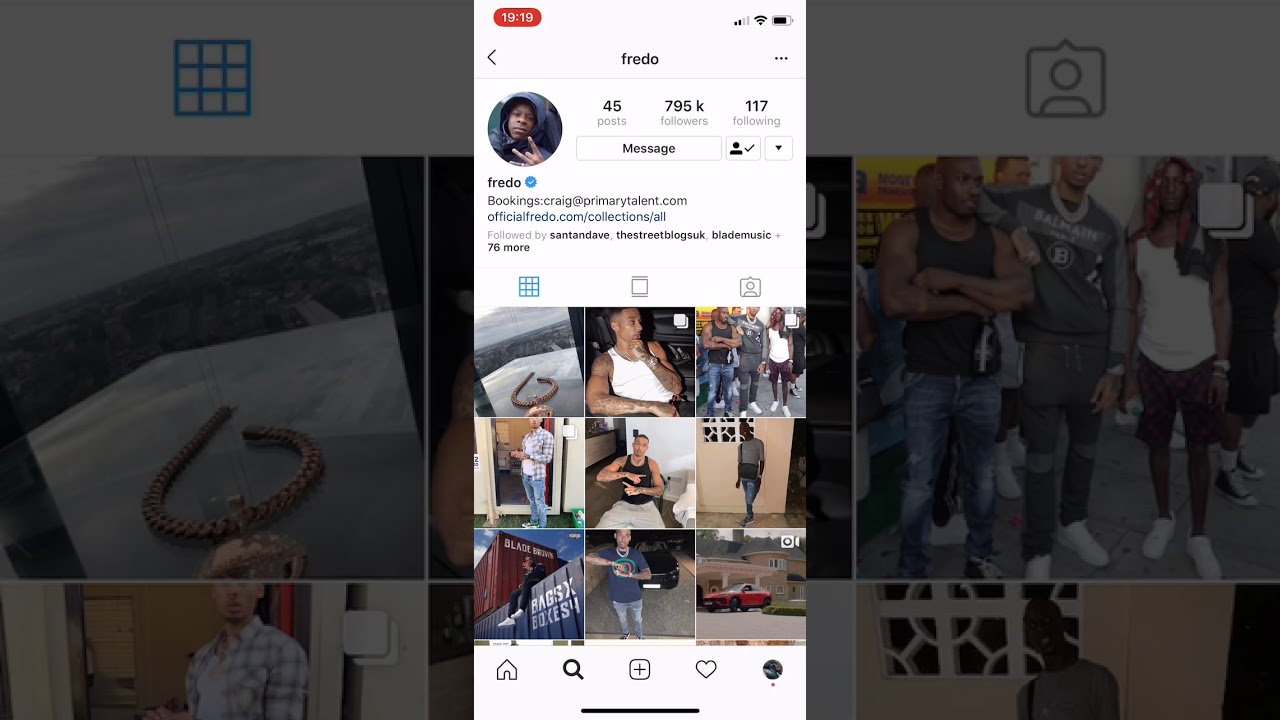 Rapper Mitchy Mitch Birmingham Unfollows Fredo HRB On Instagram - YouTube