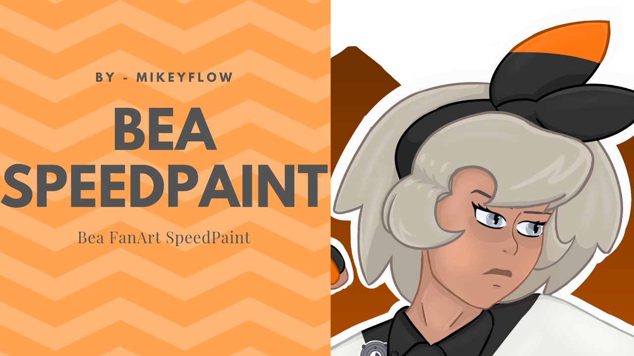 Bea SpeedPaint | By MikeyFlow | Pokemon Sword & Shield FanArt - YouTube