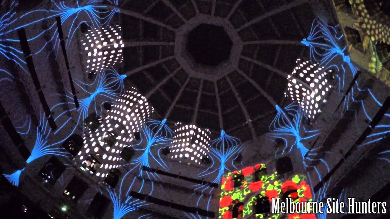 White Night Melbourne 2016 - Inside State Library Victoria - YouTube