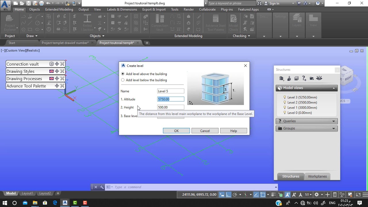 Part 2 Create Level in Project explorer - YouTube