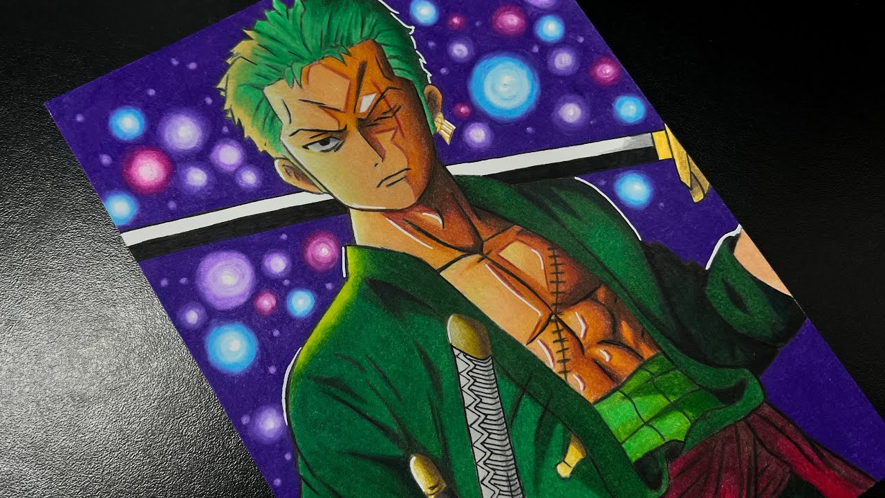 SPEED DRAWING ZORO - YouTube