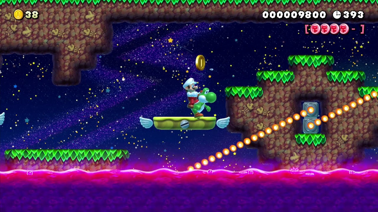 World 3-7 Blaze-bane Bridges by 3rd Bunny - Super Mario Maker 2 - No ...