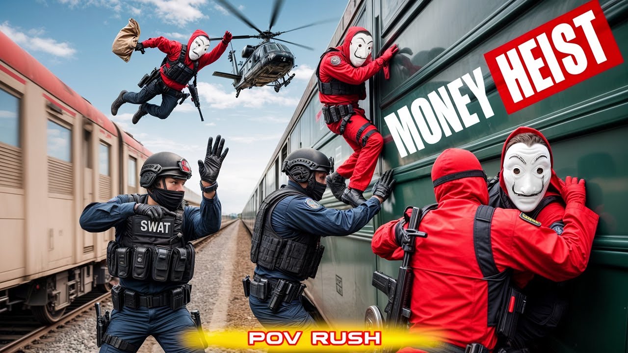 PARKOUR VS MONEY HEIST 3! | BAD GUYS:NO ESCAPE,POLICE Chase Closes Paths(BELLA CIAO REMIX)|Epic ...