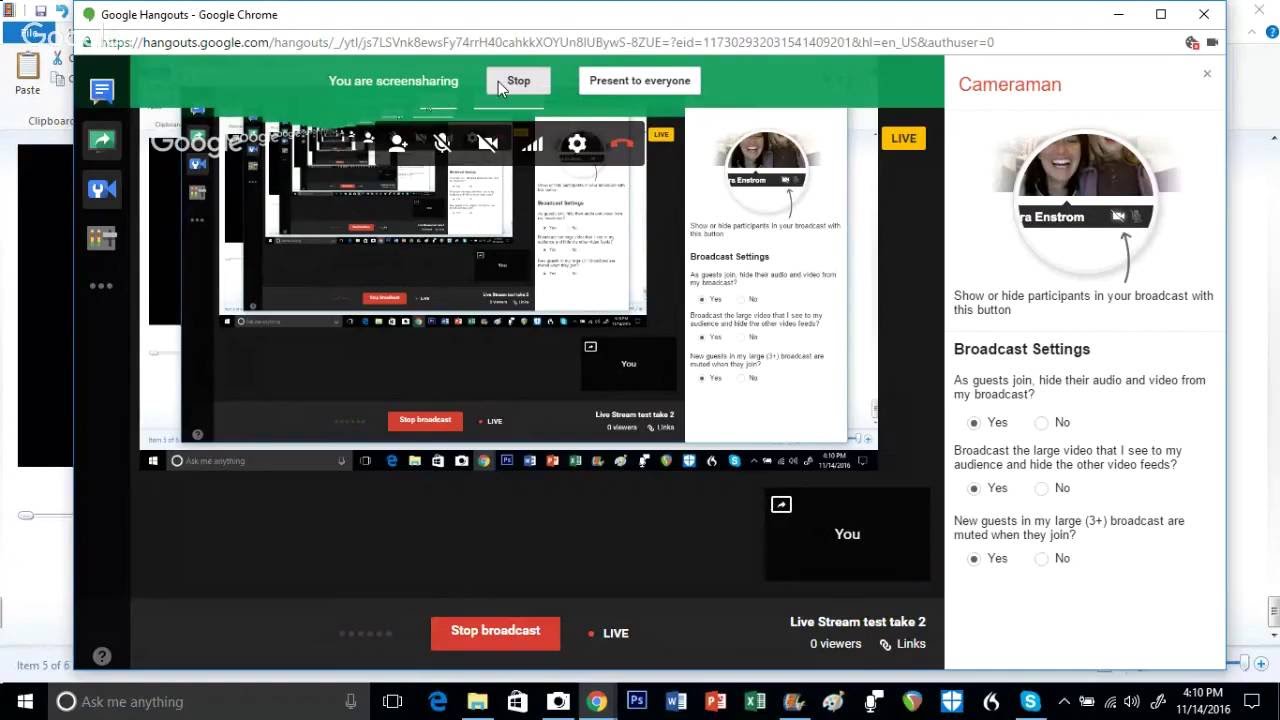 Live Stream test take 2 - YouTube
