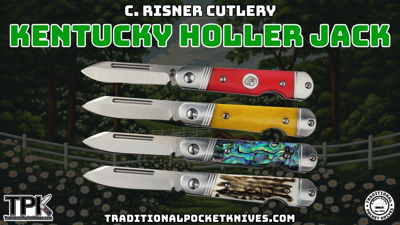 NEW from C. Risner Cutlery: The Kentucky Holler Jack! - YouTube