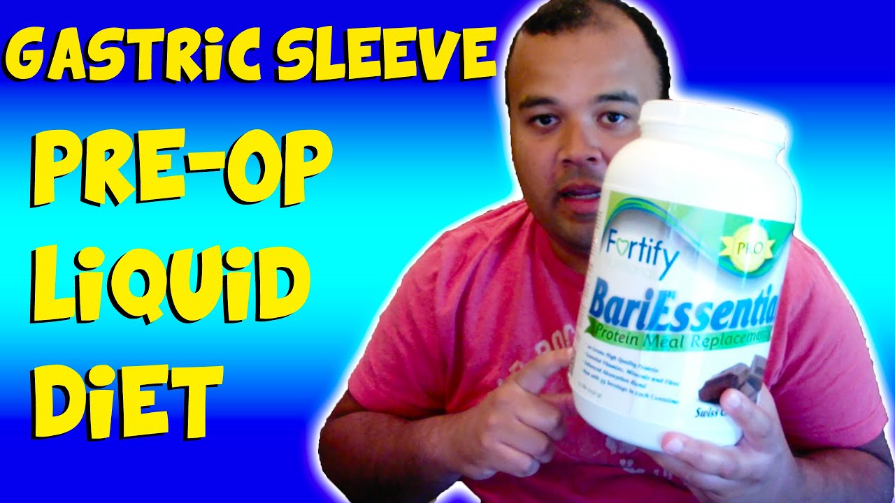 Gastric Sleeve Pre Op Liquid Diet Video 8 25 15 Youtube